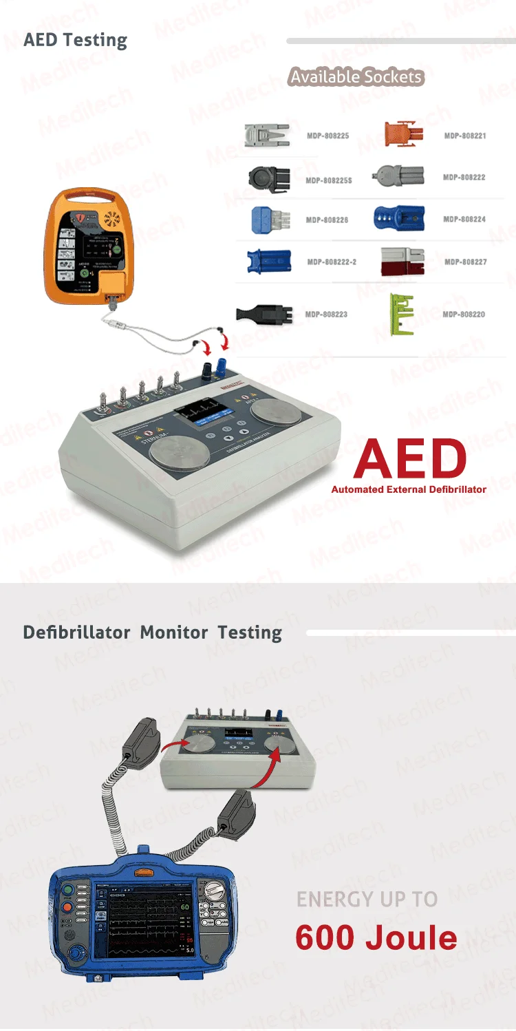 Professional Defibrillator Analyzer/simulator for AED Testing