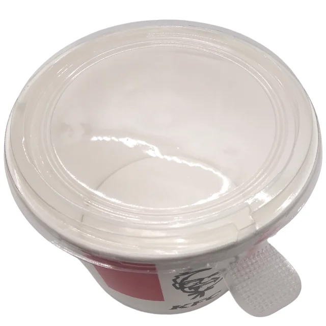 Round 1750cc Custom Chicken Bucket Heat Seal Paper Container & Plastics ...