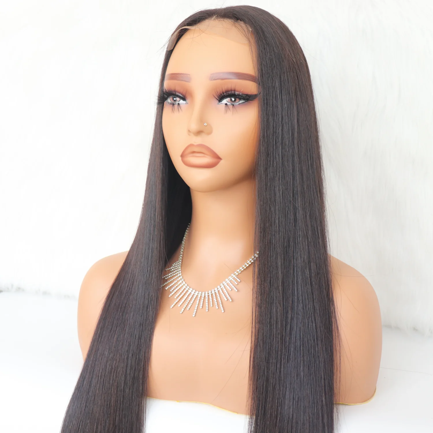 100% Raw Vietnamese Hair Hd Full Lace Frontal Wig Natural Transparent ...