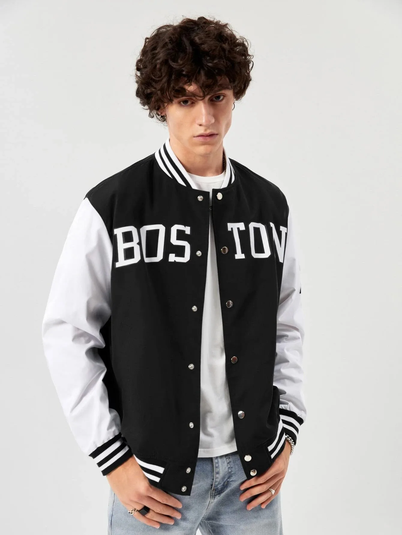 Men's Varsity Jacket Casual Style With Quick Dry Breathable And ...