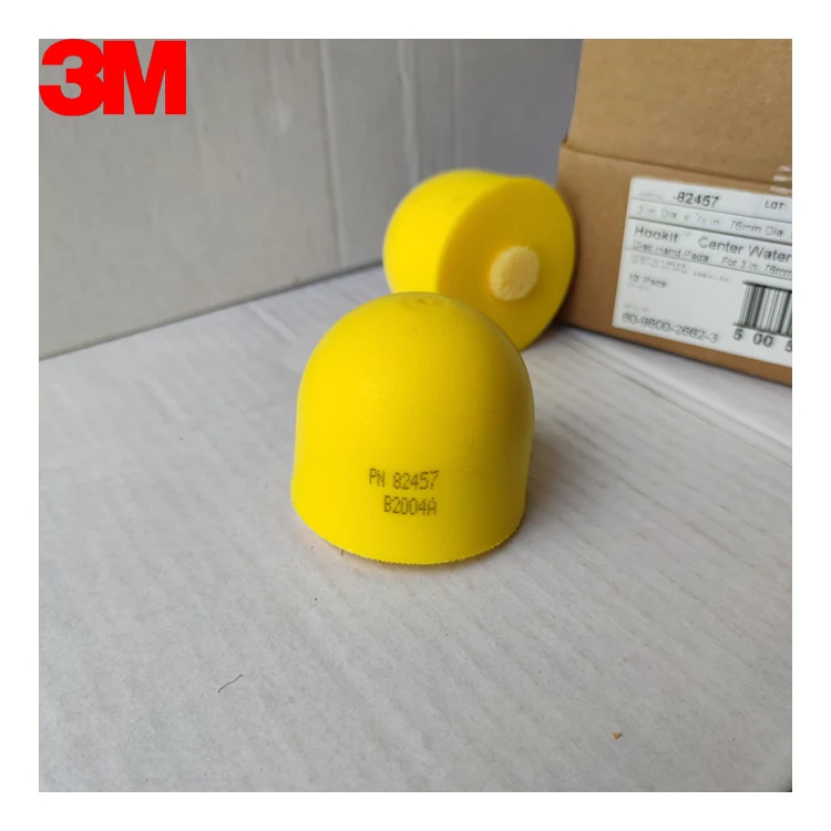 3M 82457 Hookit Center Water Feed Disc Hand Pad - High Efficiency