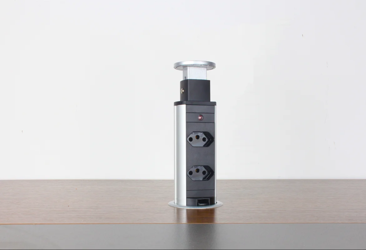 Custom Desktop Power Socket Extension for Brazil Plug