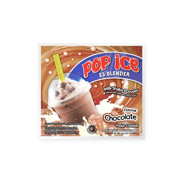 Pop Ice Milkshake Powder 25gr Instant Milkshake Powder Drink - Buy Pop ...