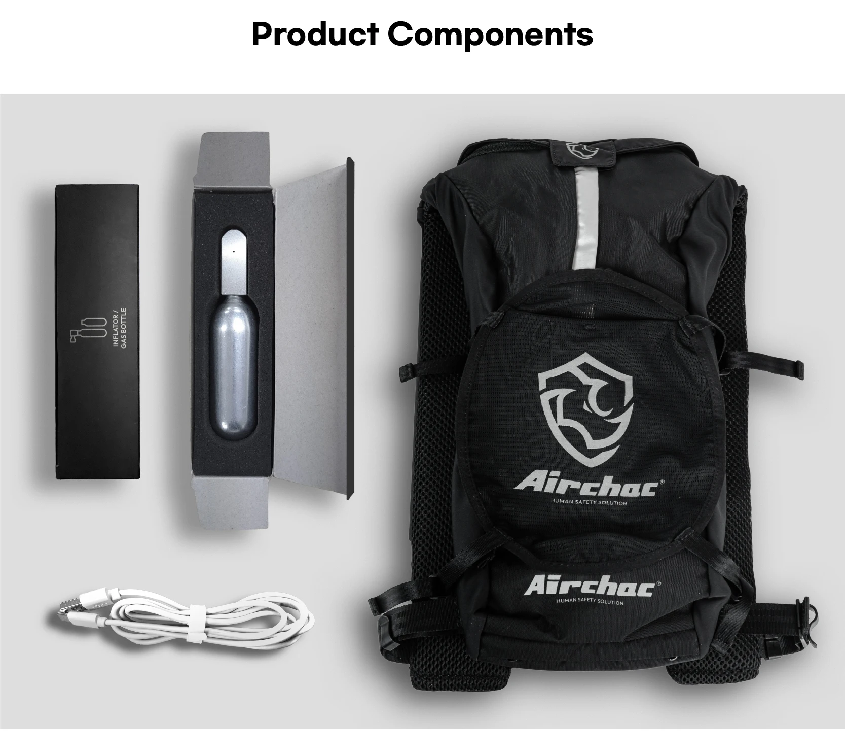 KSNT S1 Impact-Protection Backpack for Daily Cycling Lightweight and ...