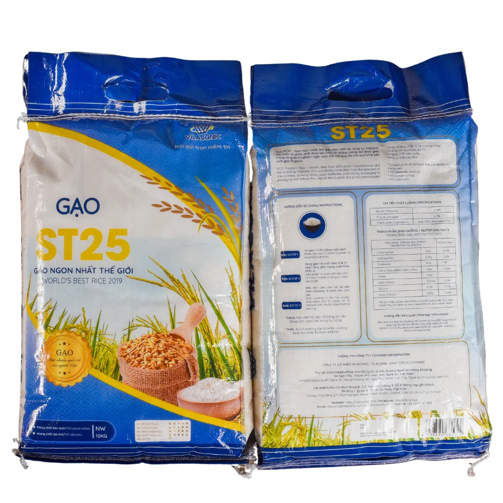 Vietnam St25 Rice Premium Jasmine Ong Cua,World Best Rice 2019,High ...