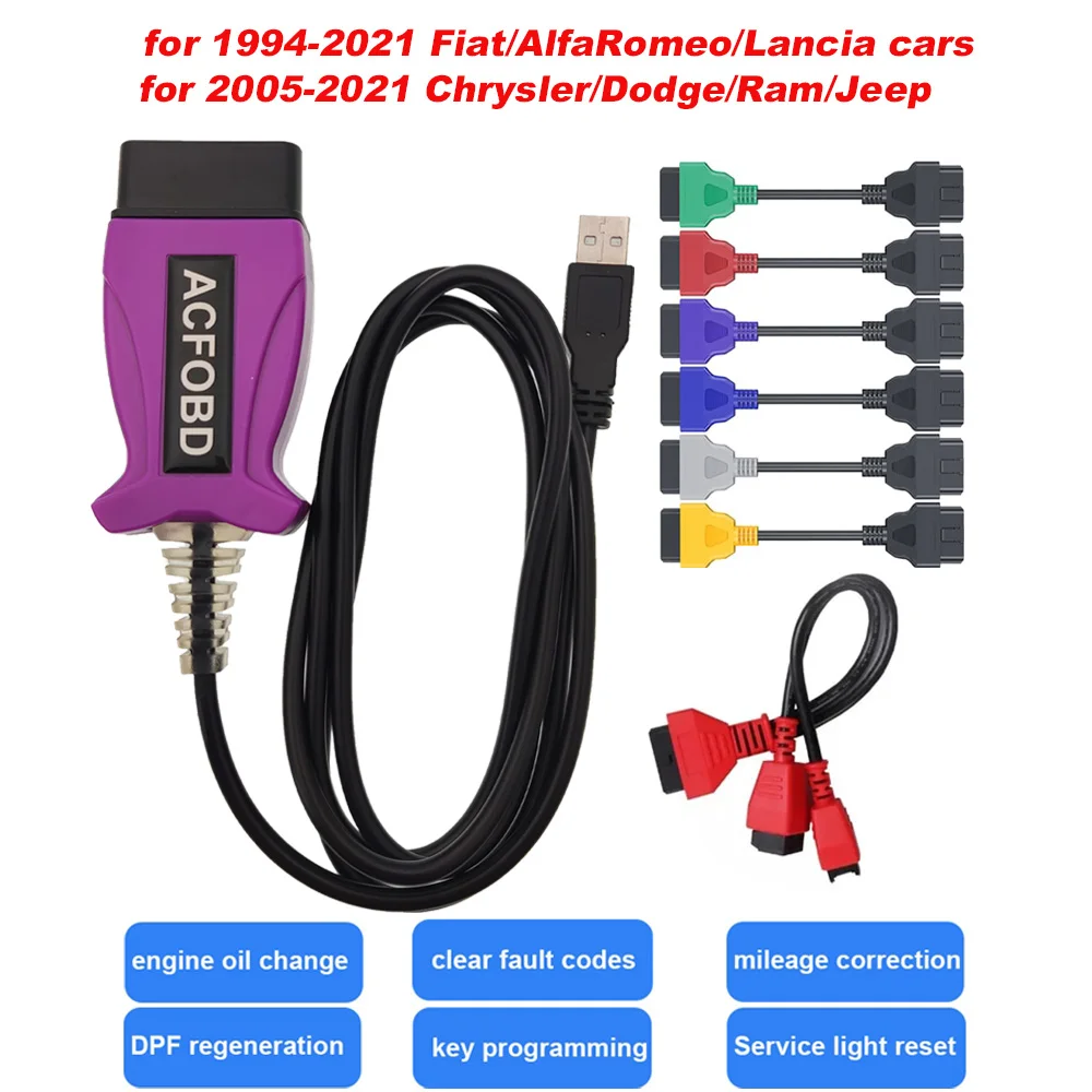 ITCARDIAG ACFOBD - Reliable OBD2 Diagnostic Tool for ABS SRS Cluster