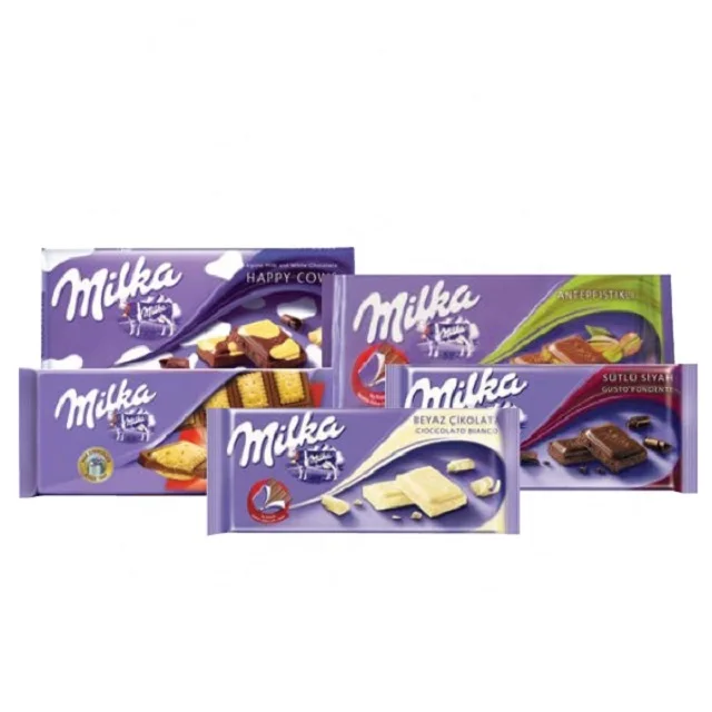 Best Milk Netherlands Chocolate Milka Chocolate Alpine Milk 10 Bars 100 ...