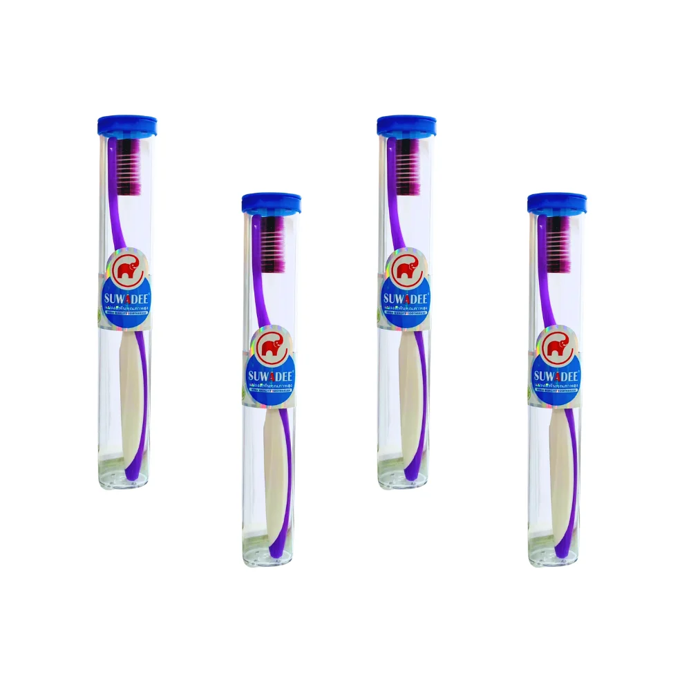 One Tube Purple Toothbrush Adult Toothbrush Wholesale Cheap Ultra Soft ...