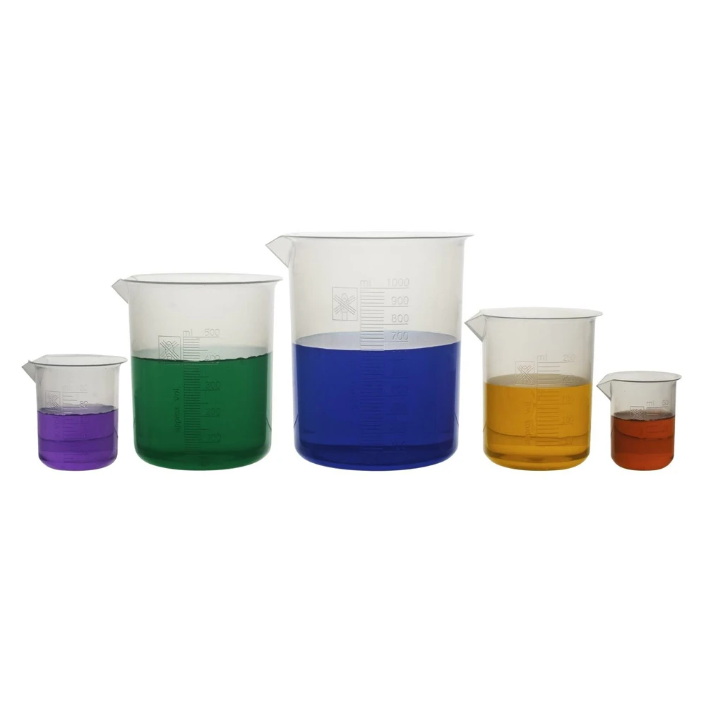 Beakers EURO Design Supplies for Laboratory test 25ml 1000ml 5000ml ...