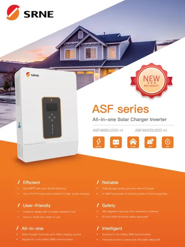 SRNE 10kw Hybrid Inverter - off Grid Solar Energy Storage