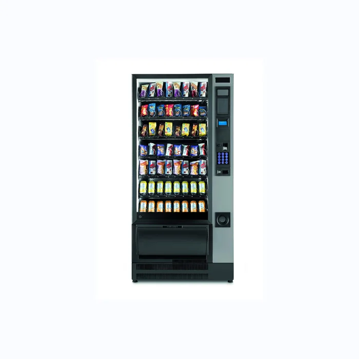 Small Drink Vending Machine With Card Reader Electronics Snacks Vending ...