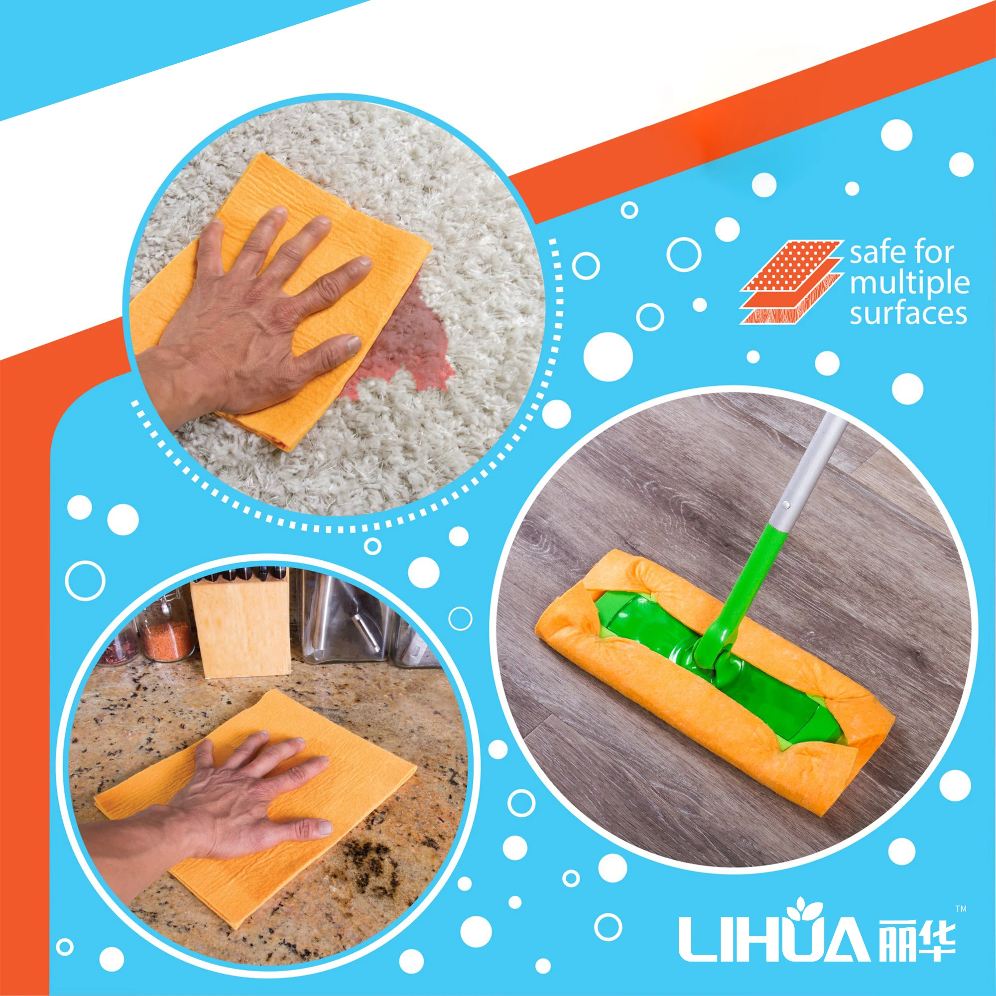 Super Absorbent Viscose - Versatile Kitchen Cleaning Cloth