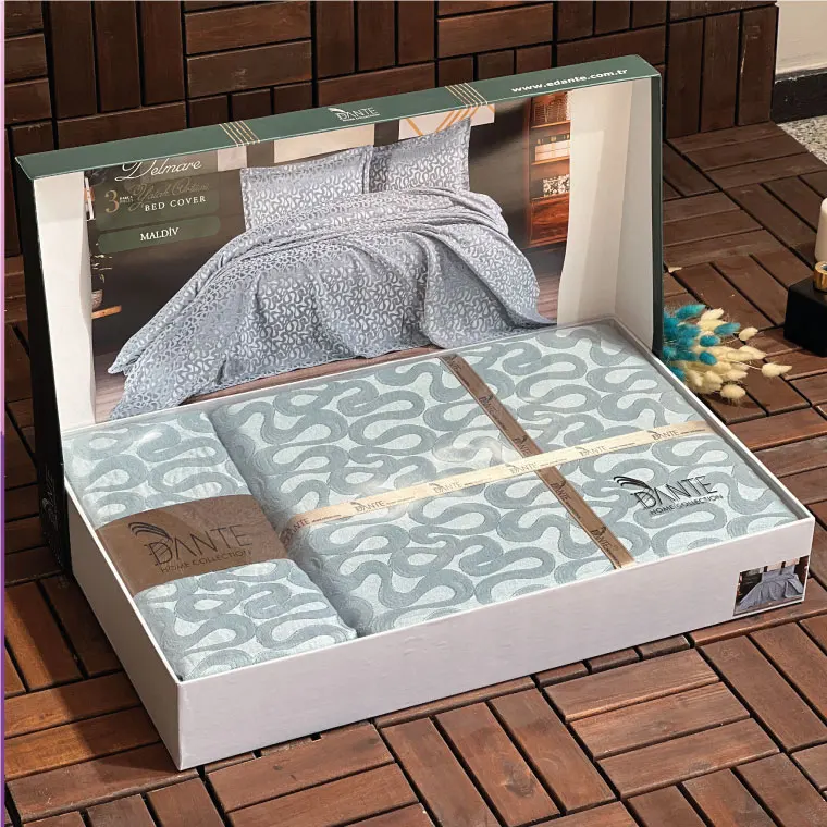 Luxury Bed Cover Carlotta Maldives Set Oem High Quality Bedspread ...