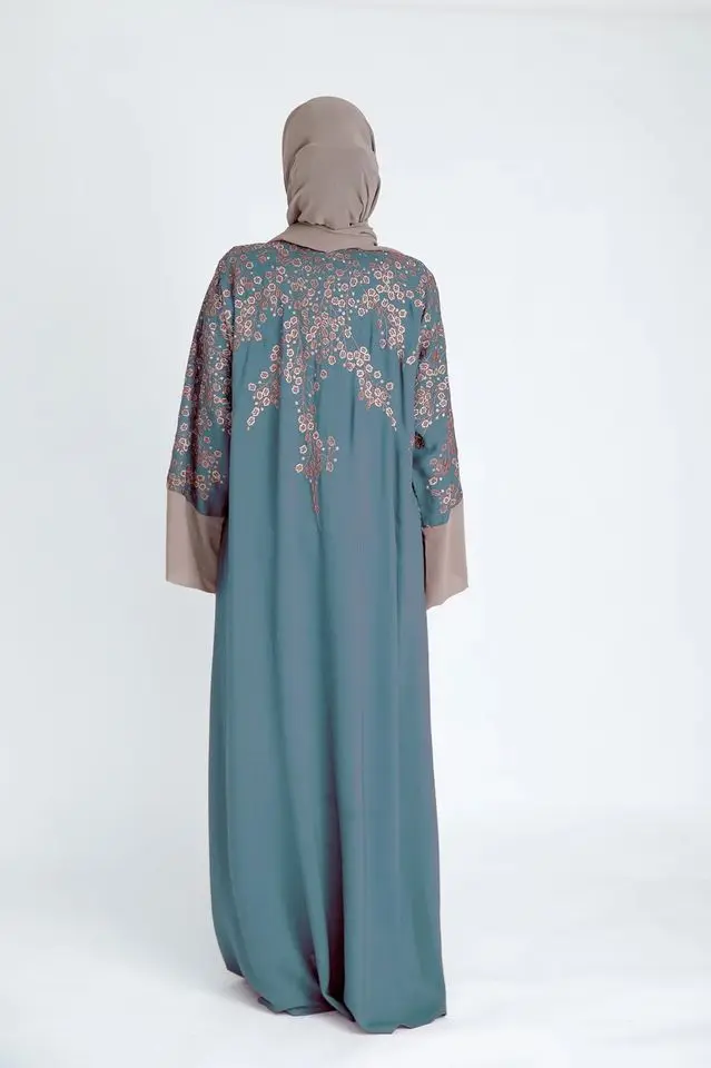 New Elegant Muslim Abaya Dubai Muslim Modest Maxi Dress - Buy Latest ...