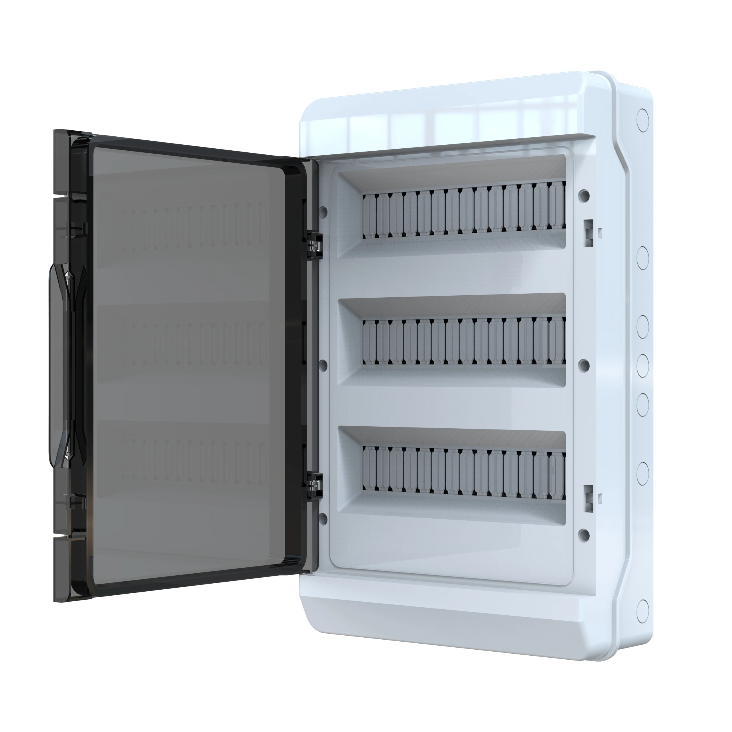 Abs Plastic Enclosure 355x560x143 Mm Mcb Box 36/45 Mcb Capacity Ip65 ...