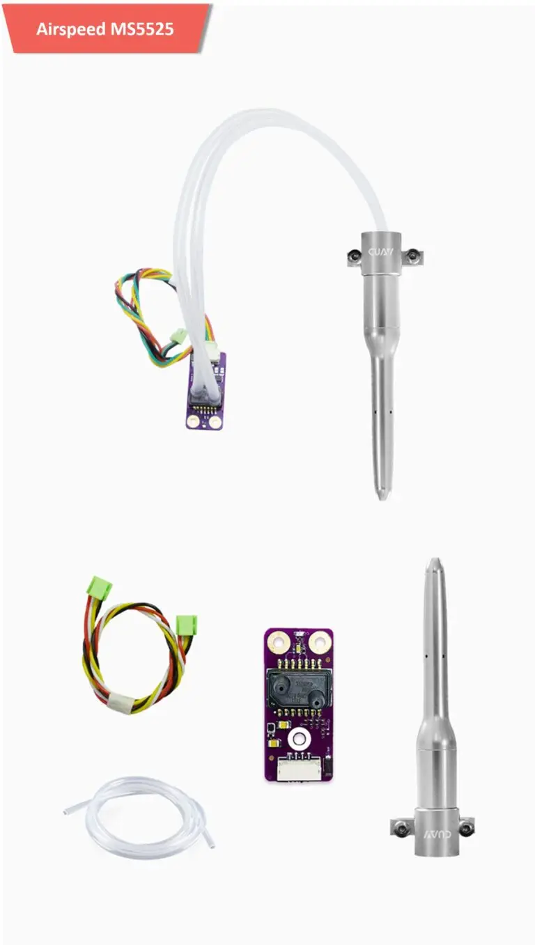 Cuav Ms5525 Digital Airspeed Sensor With Pitot Tube For Pixhawk V5+,X7 ...