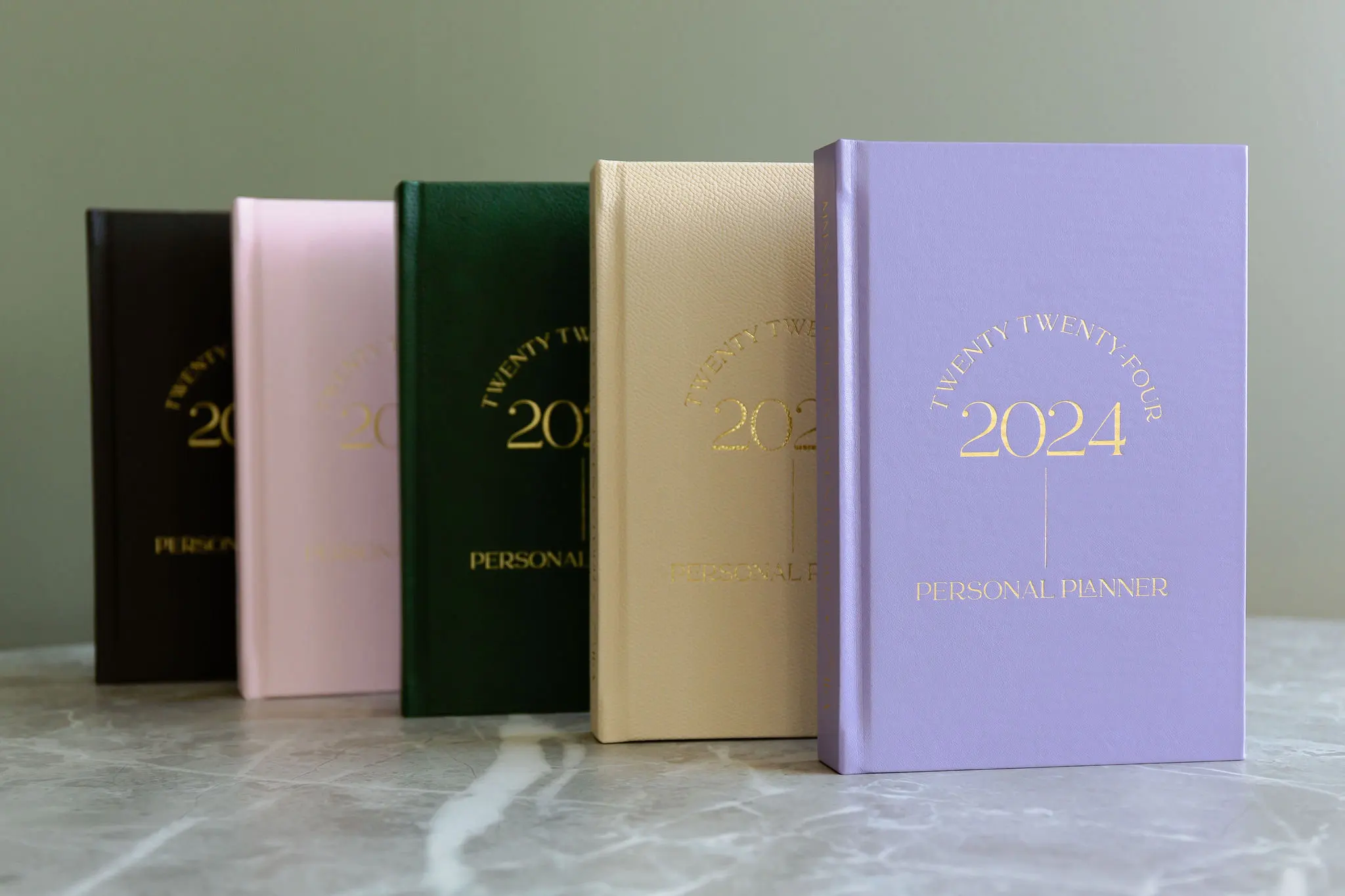 Labon Luxury Gold Foil Agenda 2024 Diary Year Hardcover Schedule ...