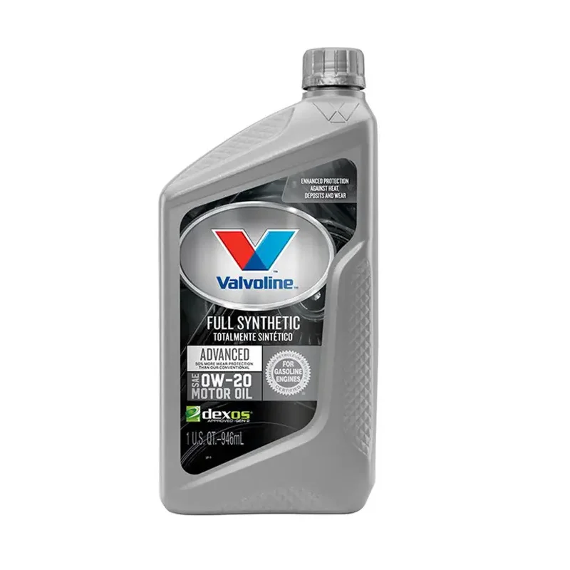 Valvoline Advanced Full Synthetic 0w-20 Motor Oil Lubricant Car Oil 1 ...