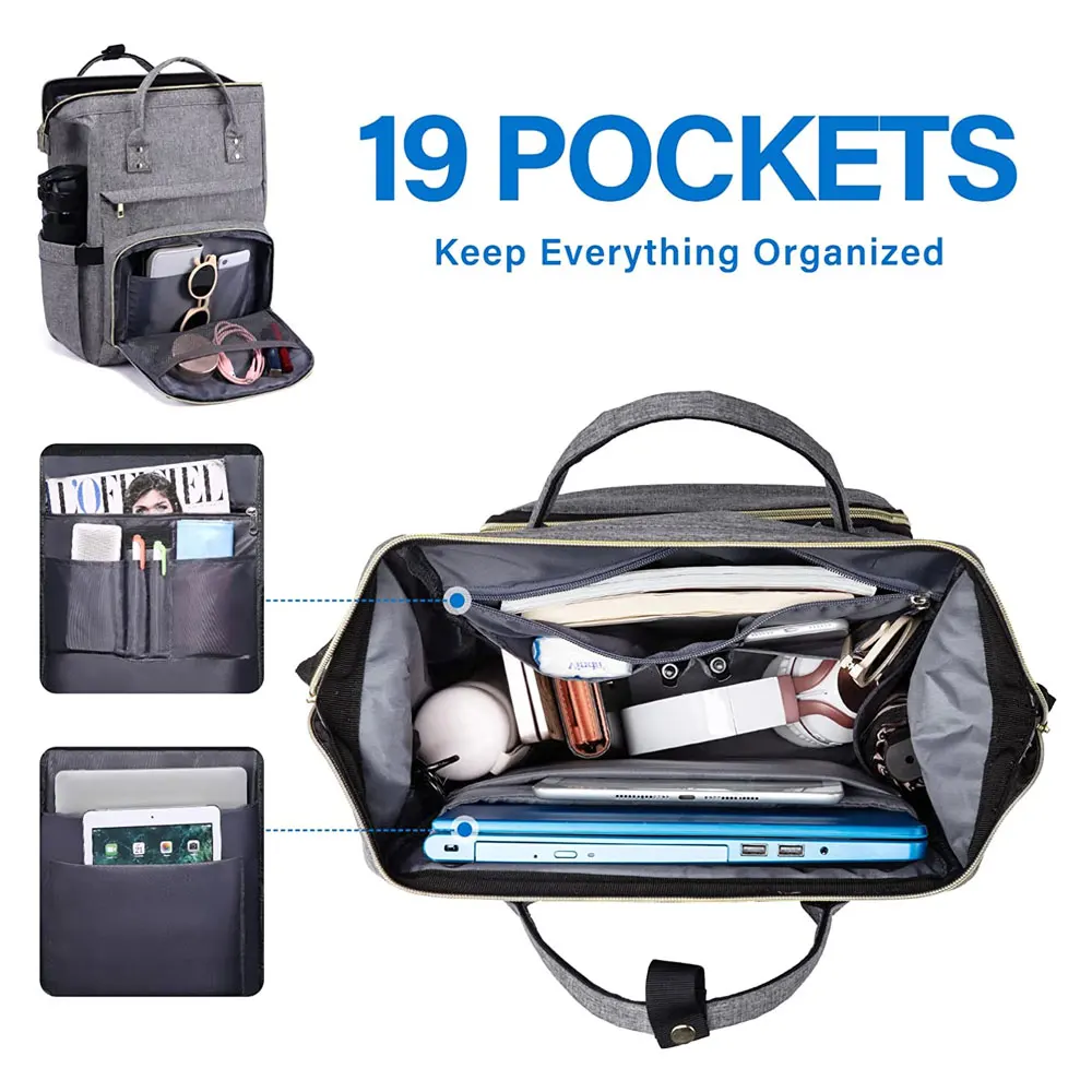 Laptop Backpack Women Teacher Backpack Nurse Bags Womens Work Purse ...