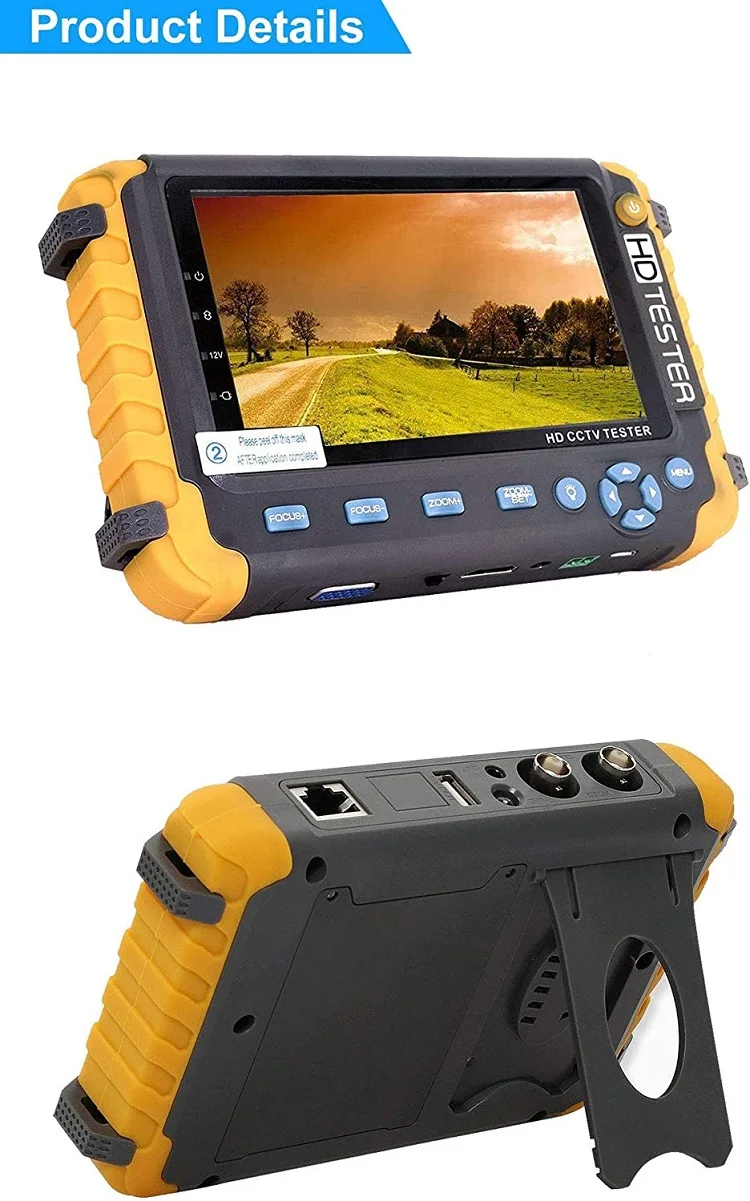 Portable 5 Inch CCTV Tester Monitor - Reliable Camera Diagnostics