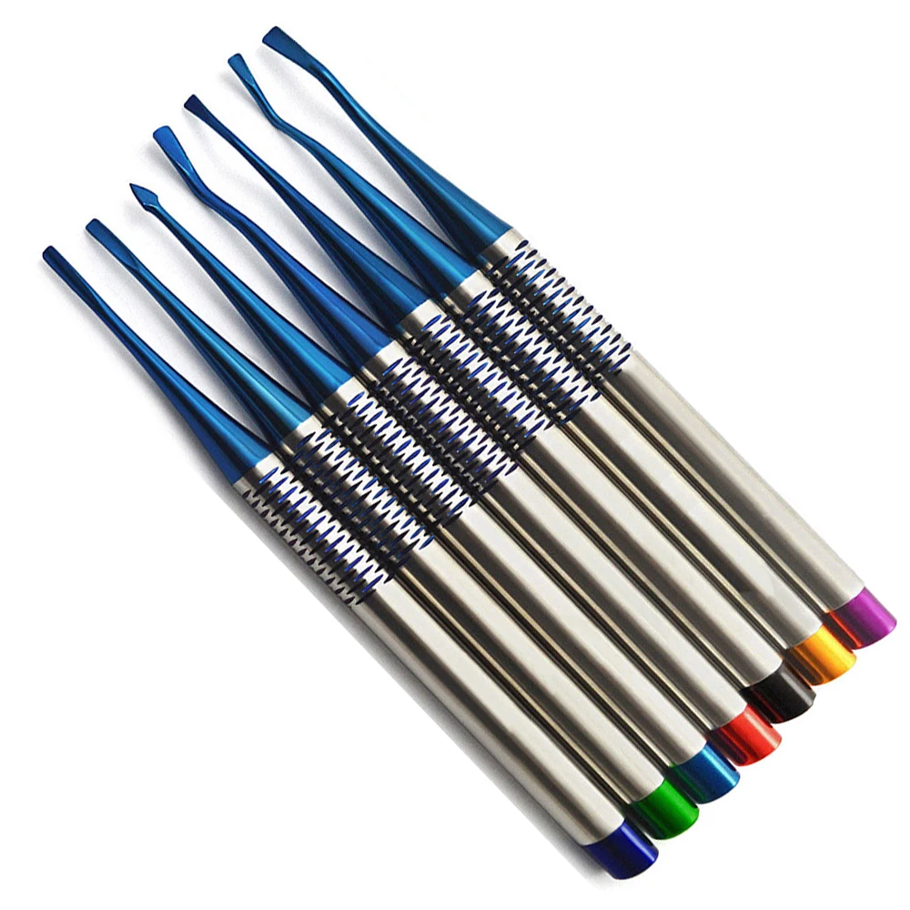 Stainless Steel Pdl Luxating Elevator Micro Serrated Tip With Blue ...