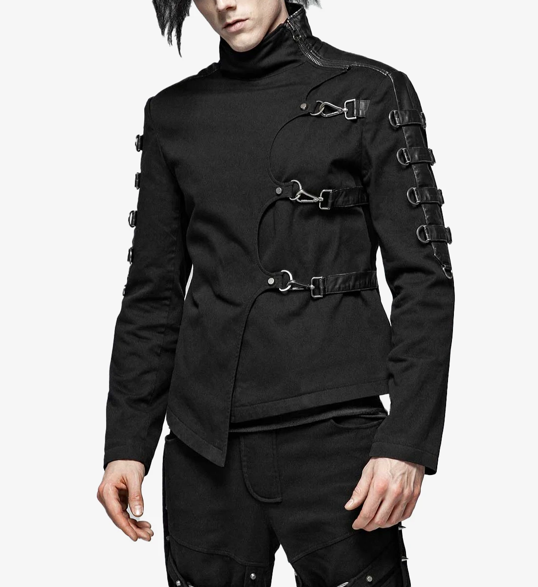 Men Devil King Dark Gothic Alternative Fashion Long Coat Gothic Wear ...