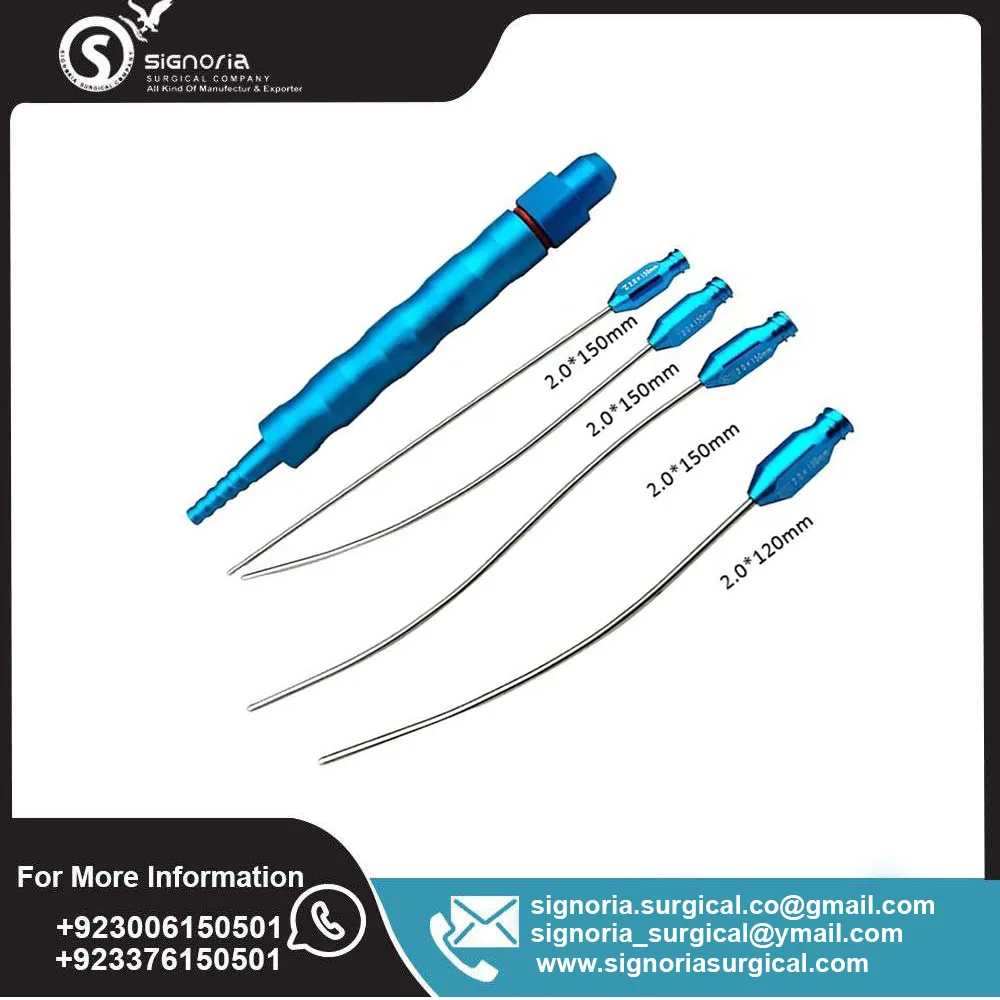 Titanium Luer Lock Liposuction Cannula Handle Fat Harvesting ...