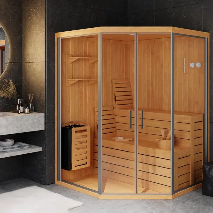 Luxurious Sauna with Superior Comfort and Aesthetic Design