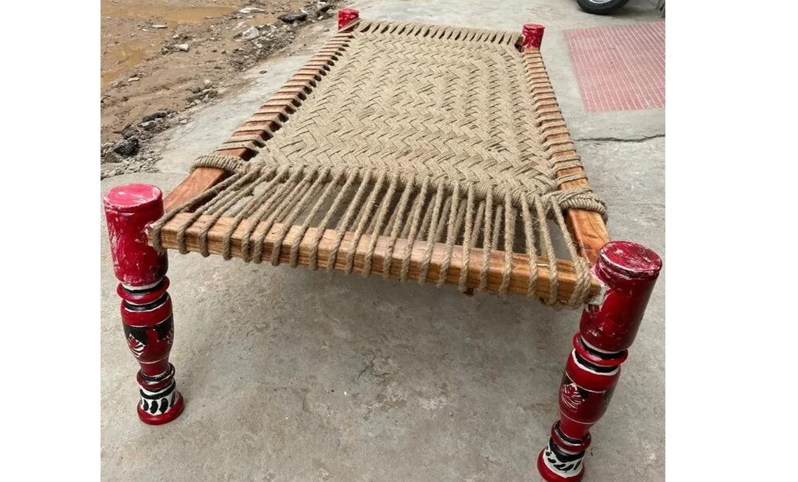 Modern Luxury Antique Royal Bed Room Wooden Indian Desi Khaat Bed ...