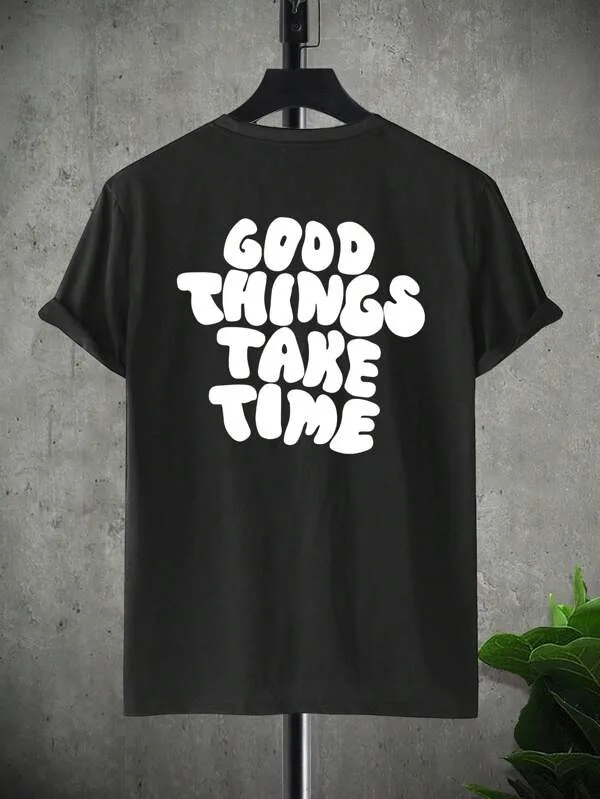 Puff Print T-shirt Latest Design Casual Wear T-shirt For Men High ...