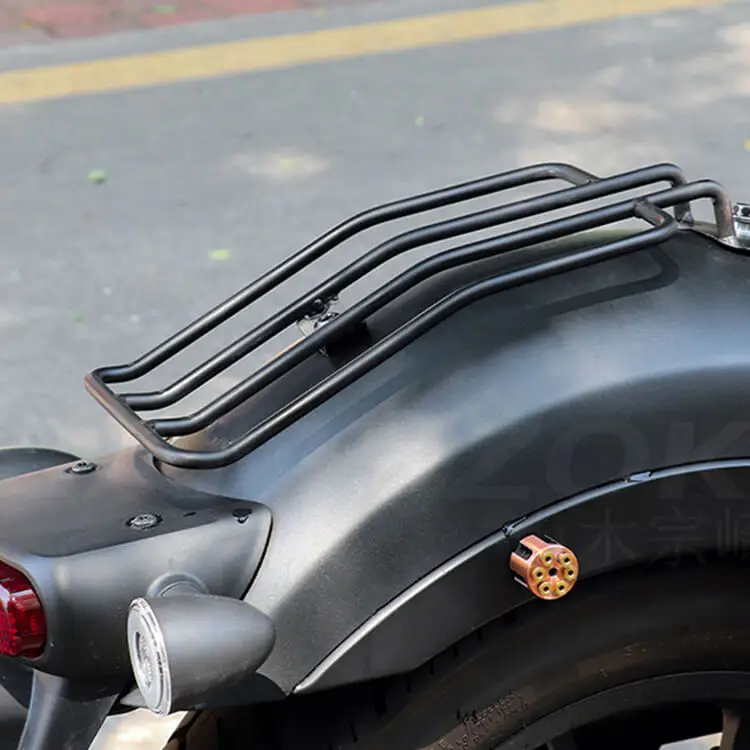 XXUN Motorcycle Luggage Rack Steel Support Rear Seat Fender Shelf ...