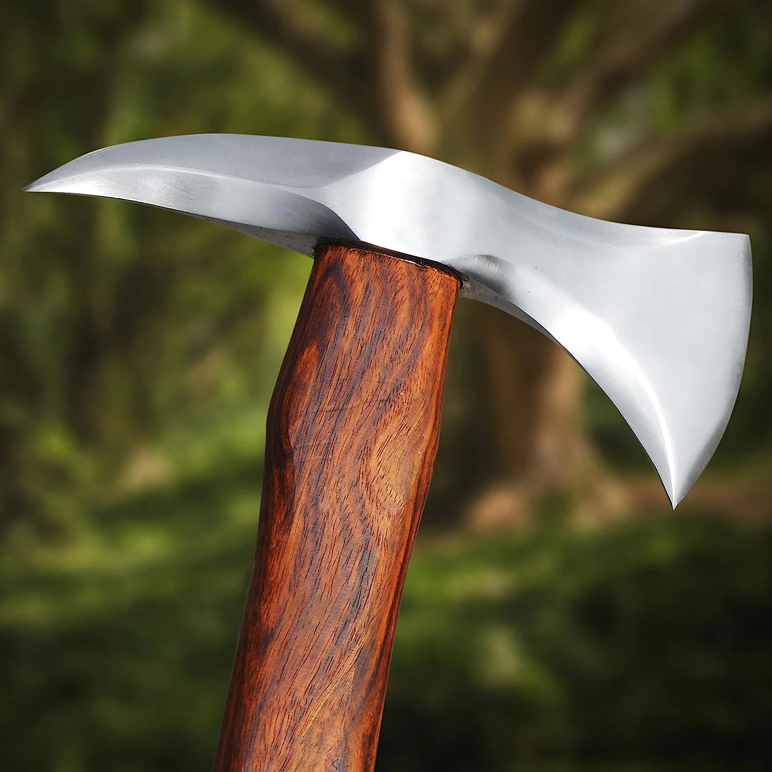 Hand Forged Stainless Steel Axe Hatchet Viking Throwing Ax With Unique ...