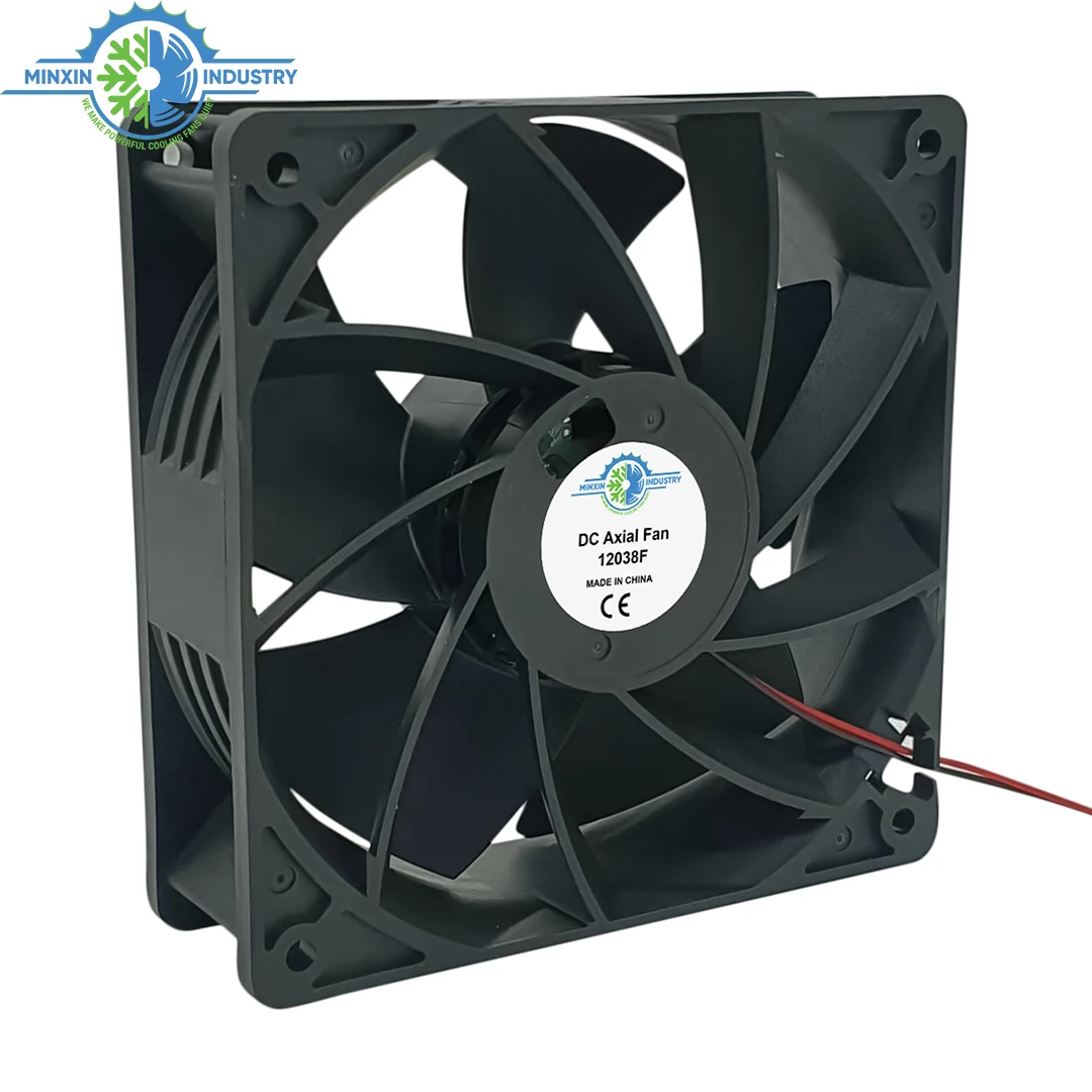 Industrial Exhaust Fan Mini Cooling Fan 12v 24v 120x120x38 Mm 120mm ...