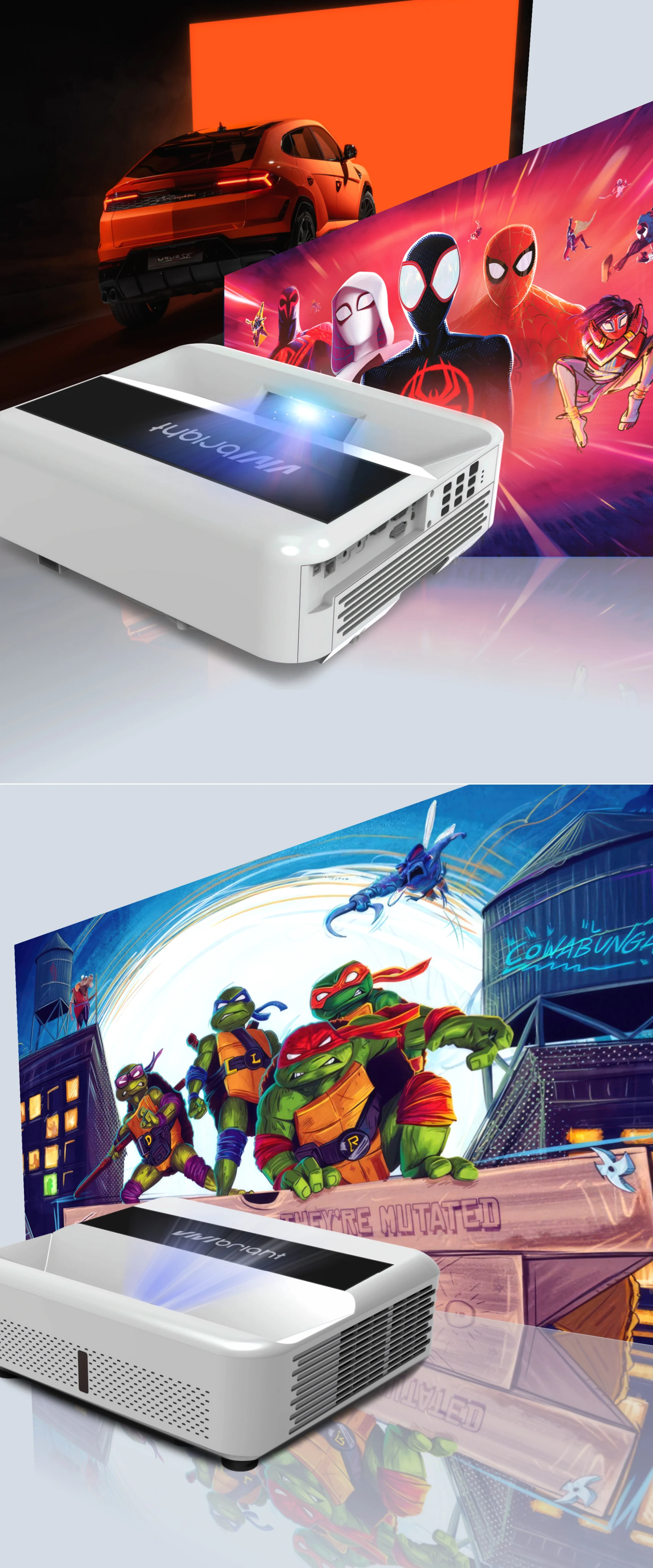 Public Projector Vivibright UL2000 5500 ANSI Lumens Perfect for Government Auditoriums Council ...