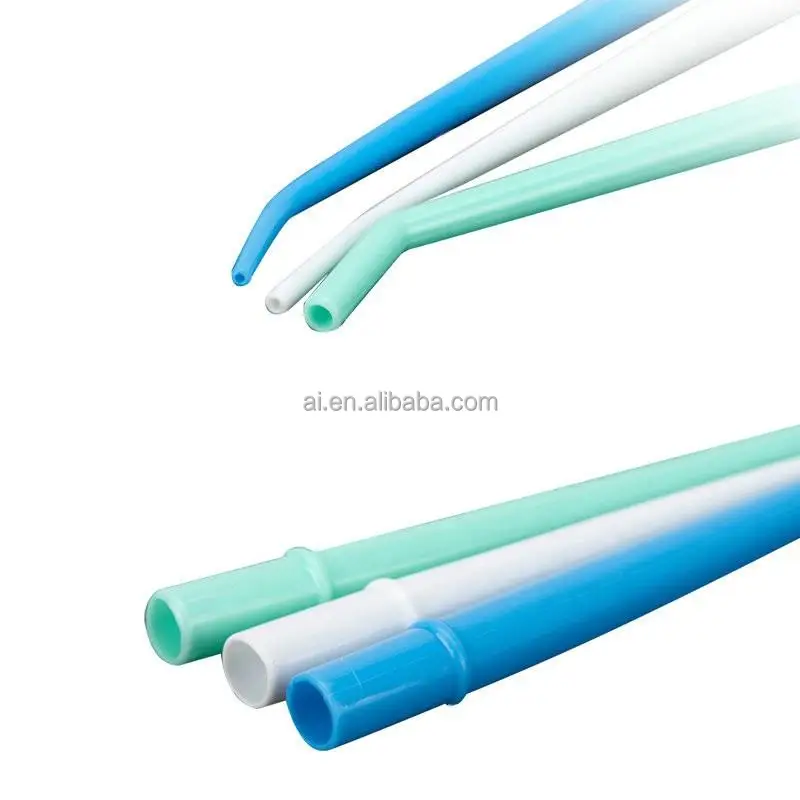 Dental Disposable Saliva Aspirator Ejector Suction Tube Surgical Strong ...