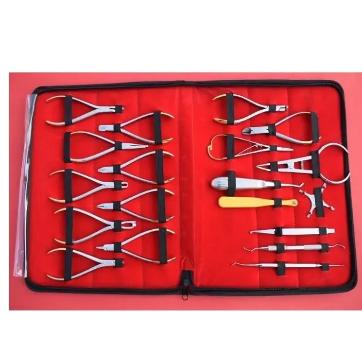 High Quality Basic Orthodontics Dental Instruments Set 19 Pieces ...