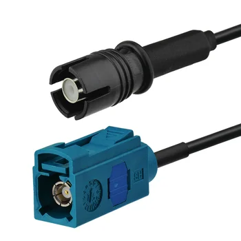 Dab+ Fm Am Car Digital Car Radio Raku Rast Ii 2 Socket Female Connector To Fakra Female Cable ...