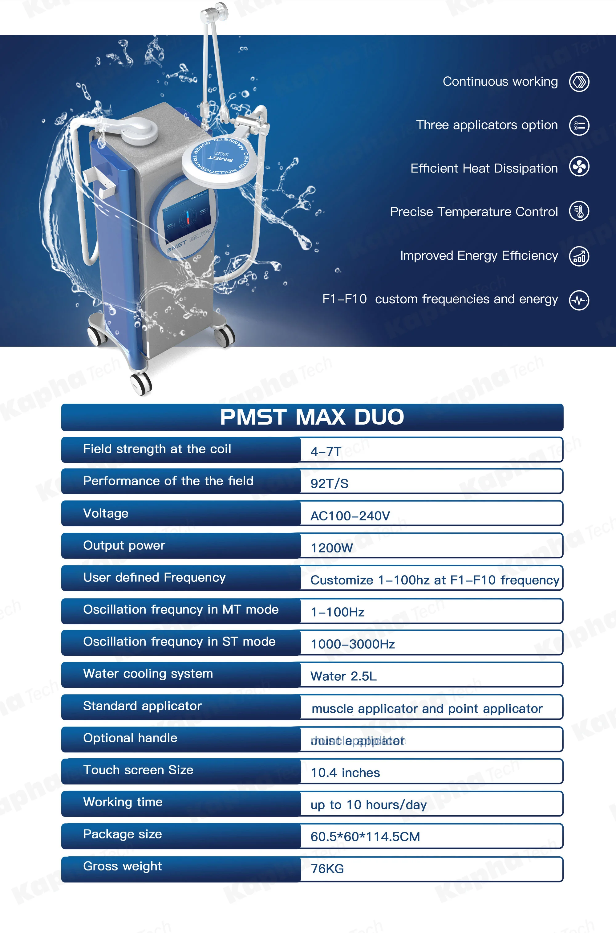 Dual Channel Emfield Pro - Rapid Physical Therapy Equipment