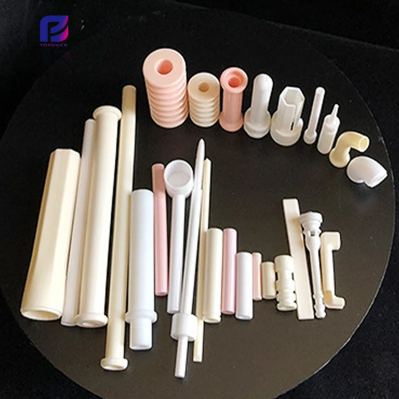 Custom sizes 99% al2o3 alumina oxide ceramic pipes rod high purity ...