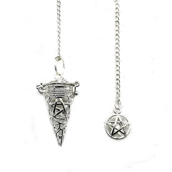 Brass Metal Pendulum For Dowsing Divination Fortune Copper Reiki ...