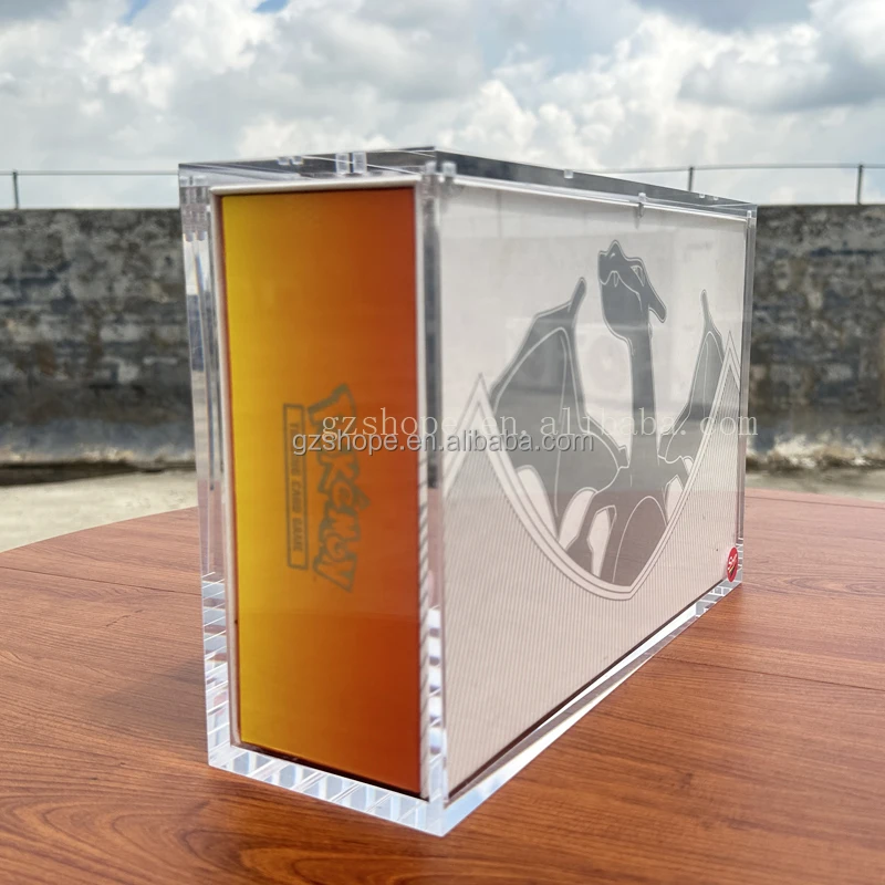 Acrylic Charizard Upc Box Display Case For Pokemon Charizard Ultra ...