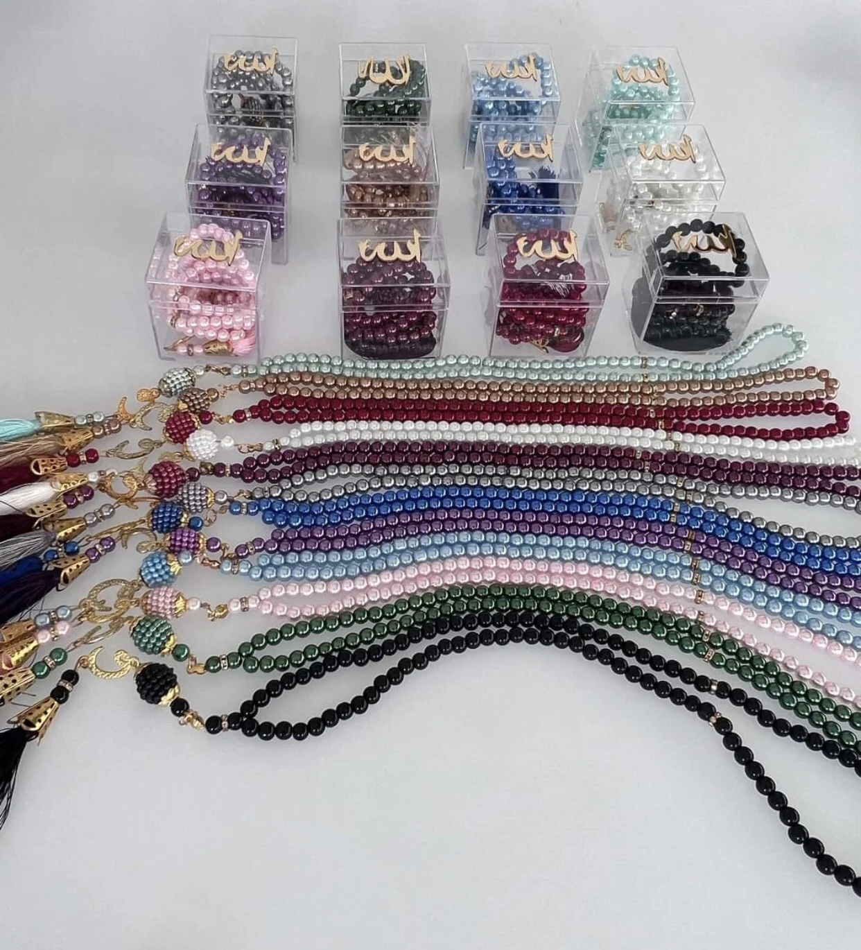 Misbaha Electronic Counter Tasbih Gift Set - Muslim Rosary