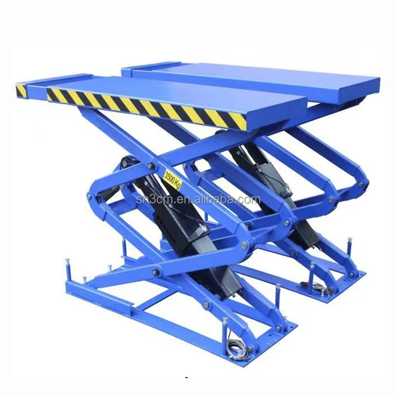 3500kg Hydraulic Scissor Lifter In-ground Scissor Car Lift| Alibaba.com