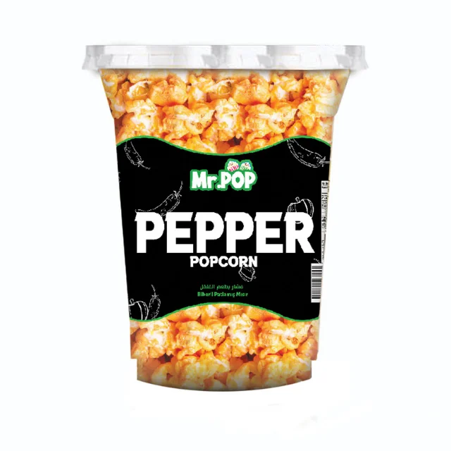 Mr Pop Popcorn Pepper Flavor Halal Production Gluten Free Popcorn With ...