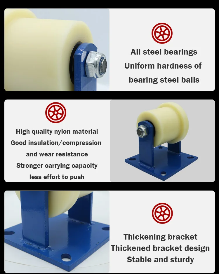 6 Inch Sliding Gate Track Rails - Durable Industrial Casters