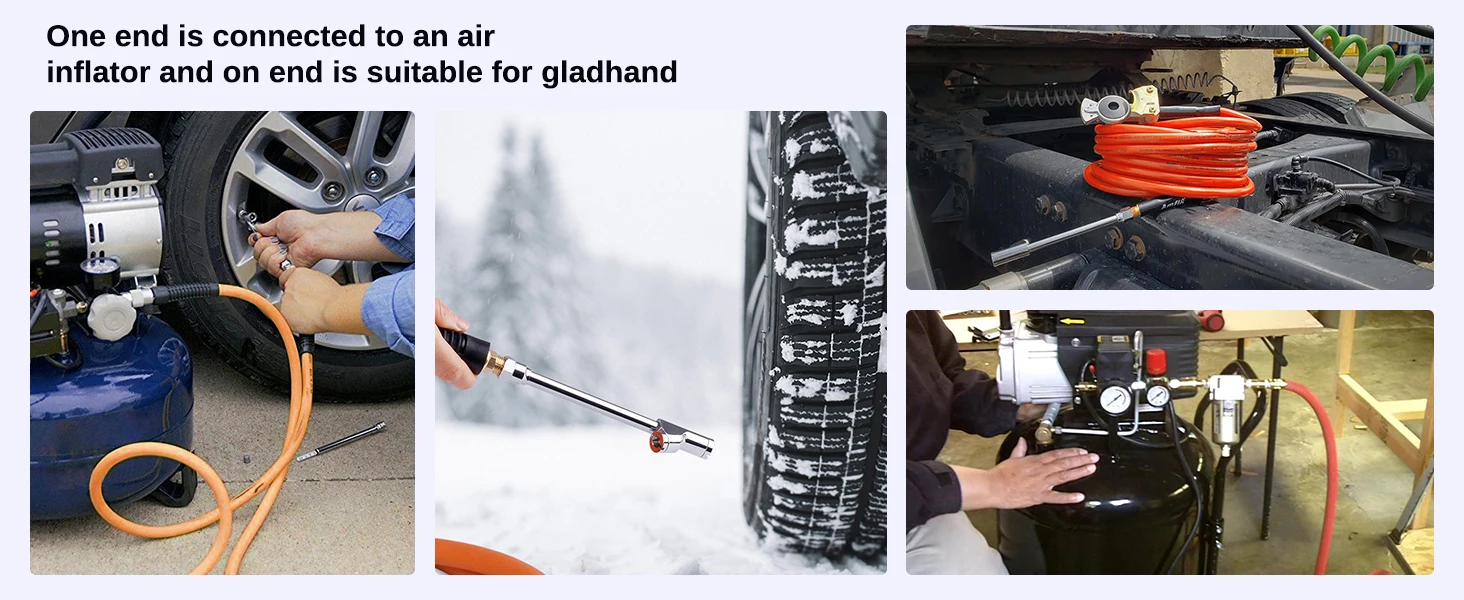 350PSI Max Working Pressure 50FT Hybrid Air Hose Kit