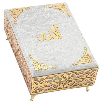 Velvet Covered Gift Chest Muslim Islamic Gifts Set Box Muslim Prayer ...