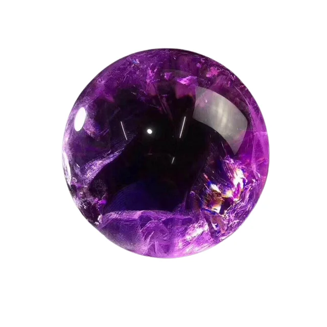 Buy Natural Amethyst Gemstone Crystal Ball Shape For Home Decoration ...