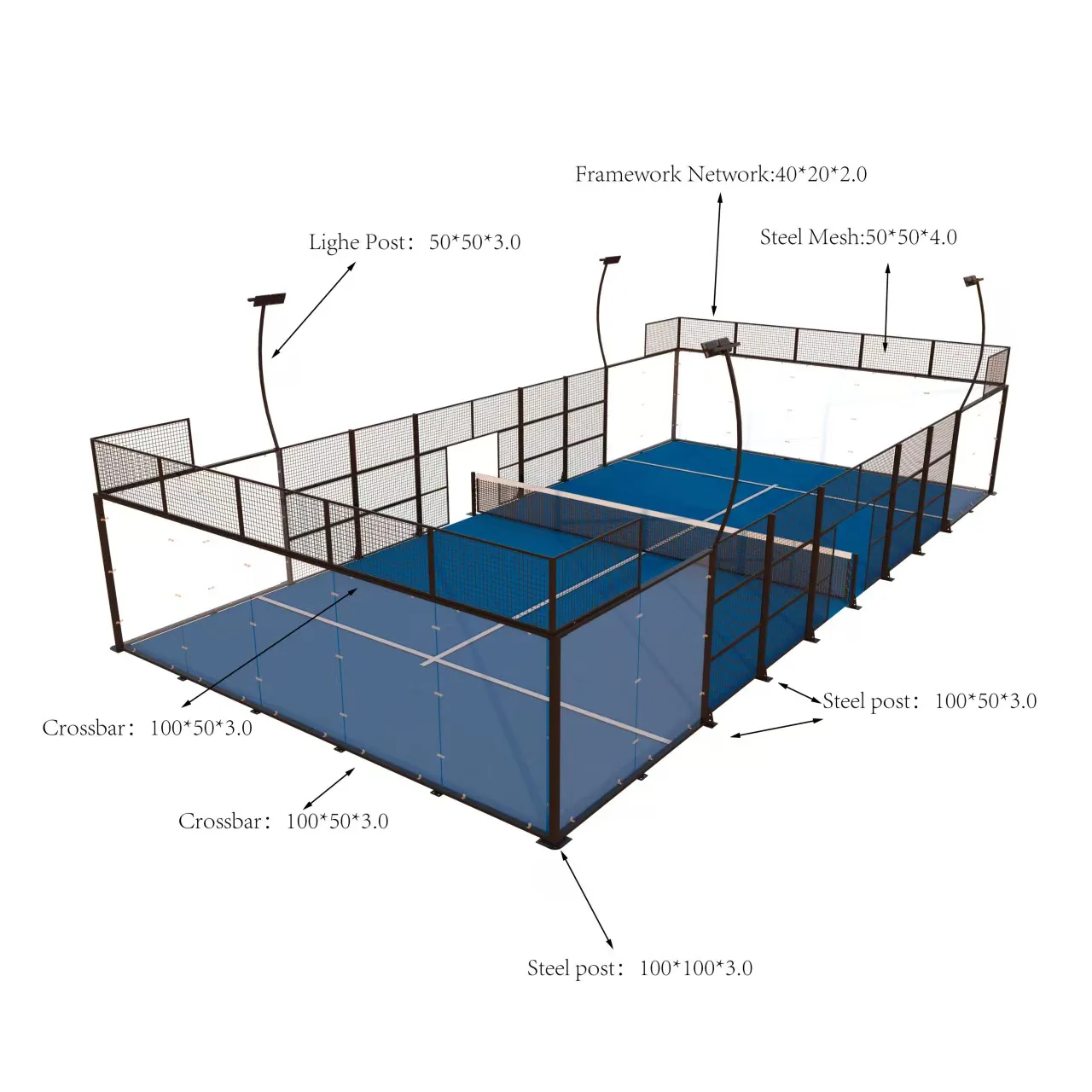 Padel Court for Resorts/Clubs - Enhanced Player Experience & Durability ...
