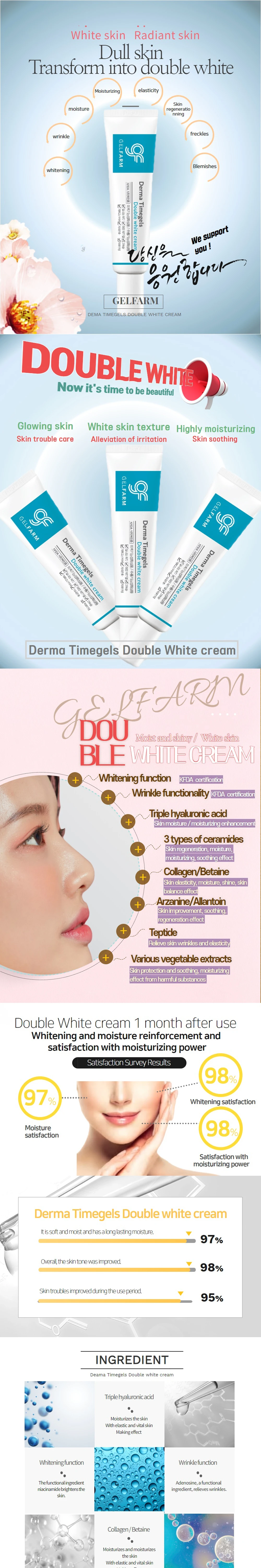 Derma White Cream by Gelfarm - Moisturizing & Whitening